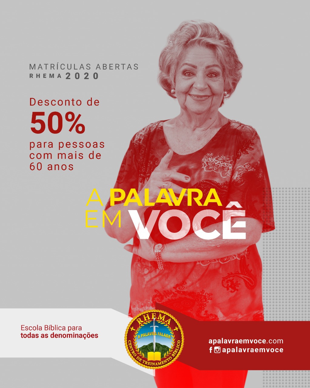 "A Palavra em você" é o tema da nova campanha do Rhema 2020 - Verbo da Vida